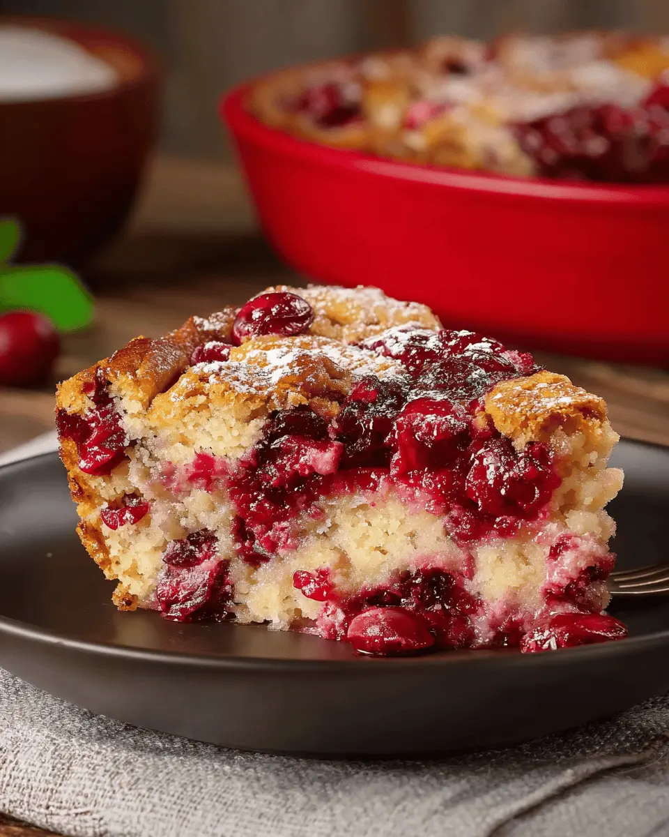 crustless cranberry pie