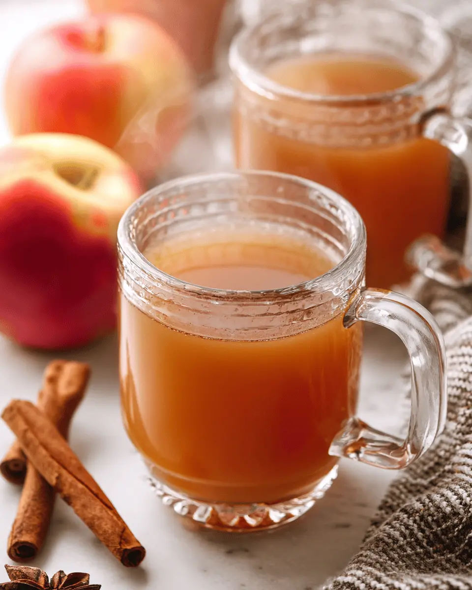 how to make hot apple cider