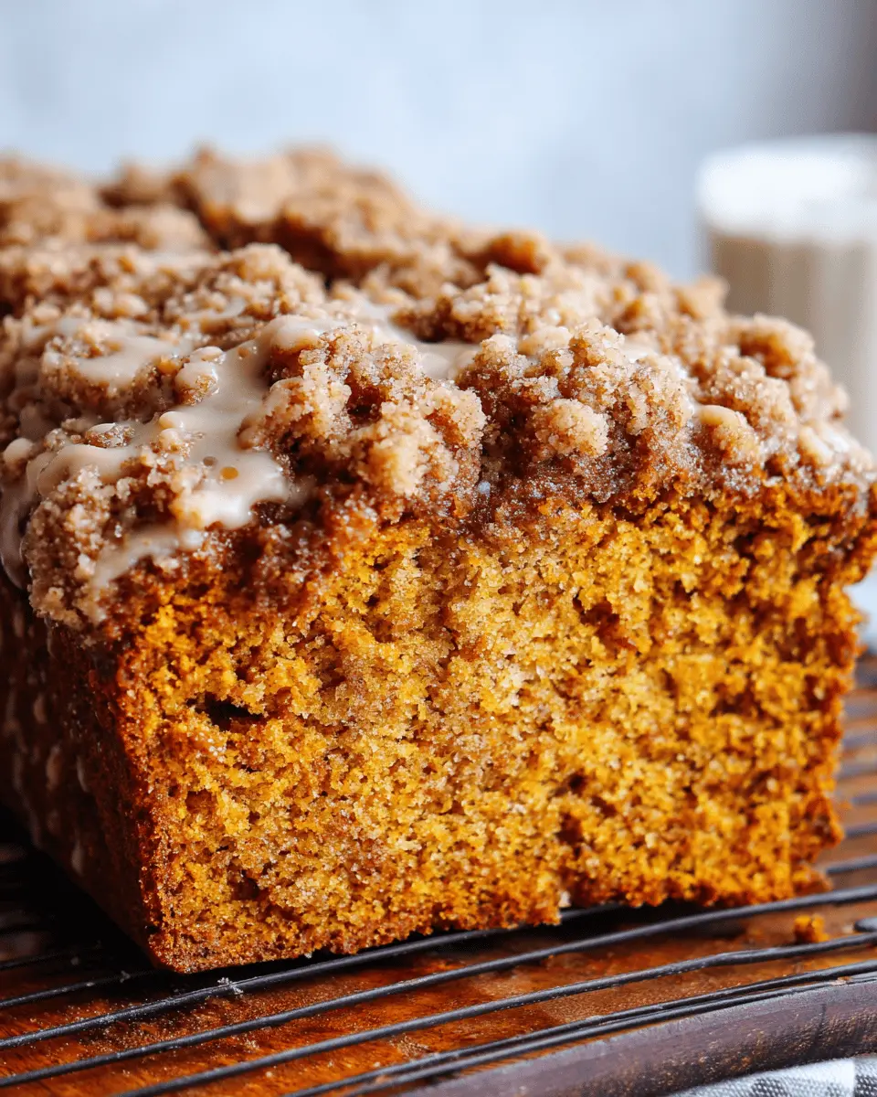 Pumpkin Streusel Bread