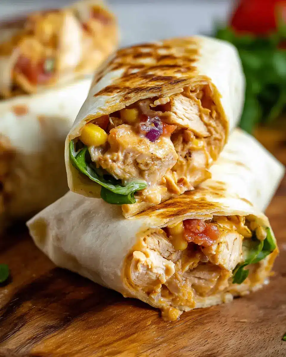 easy chicken wraps